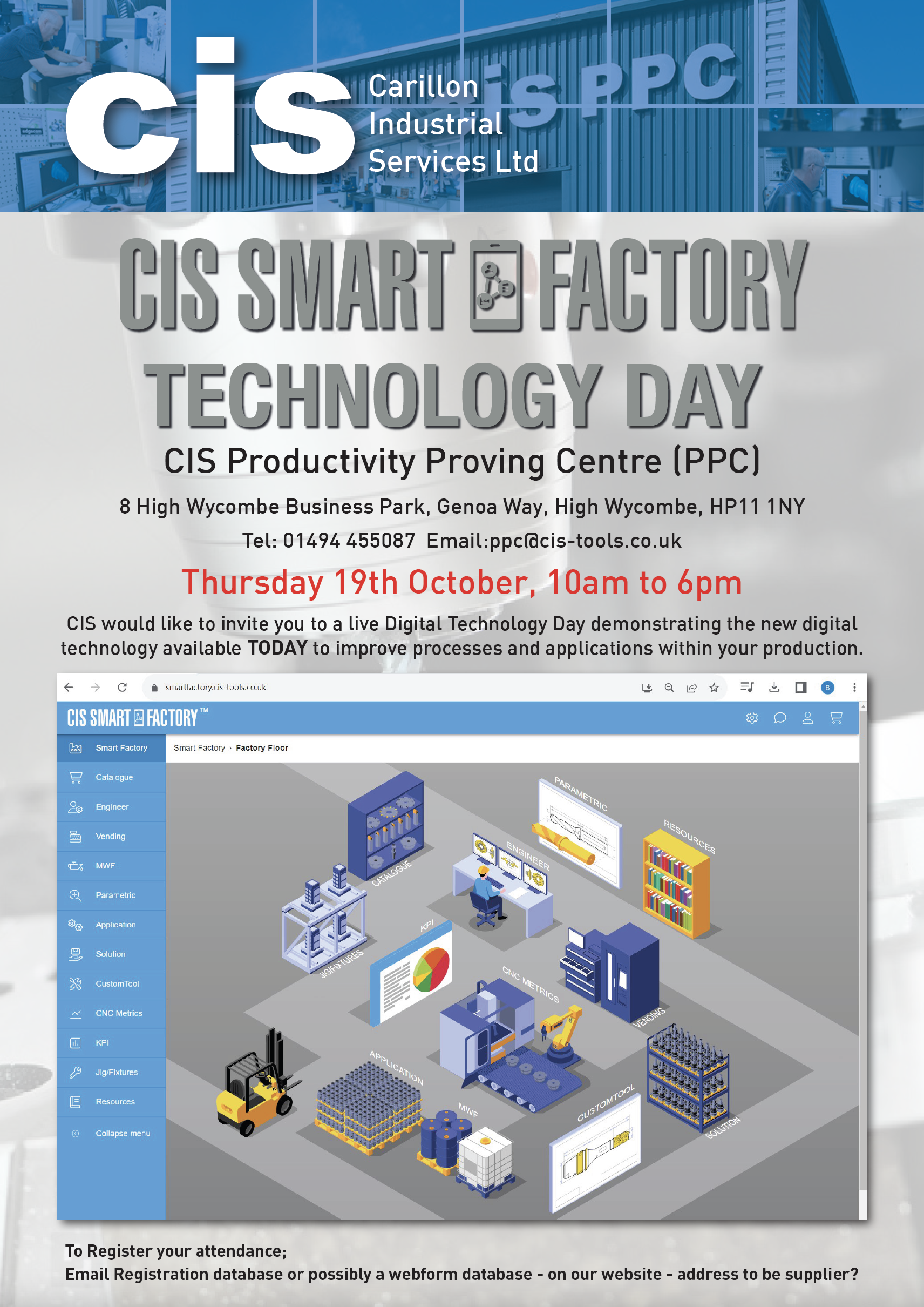 CIS Smartfactory Technology Day - CIS Tools